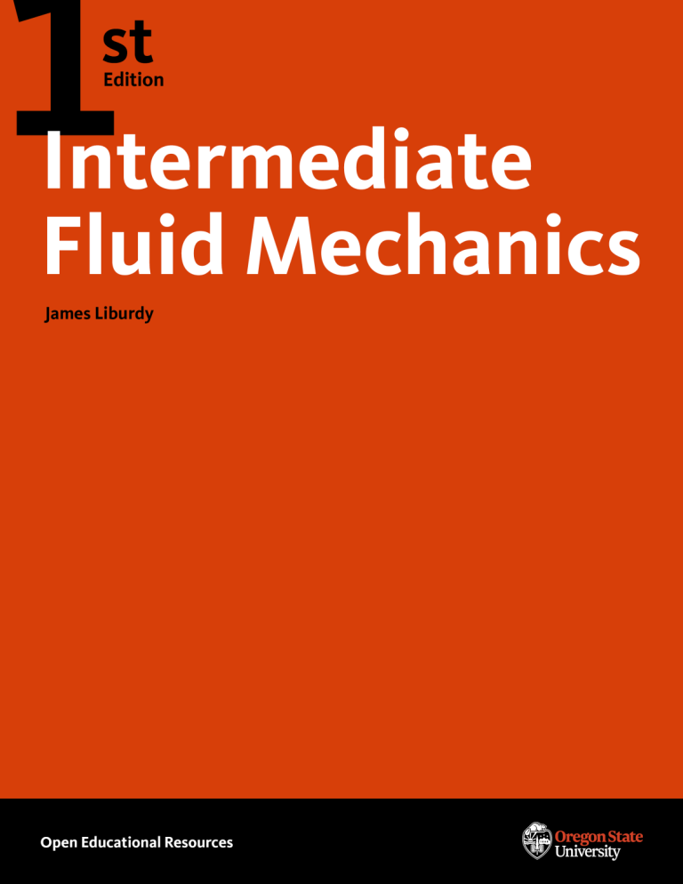 Intermediate Fluid Mechanics – Open Textbook